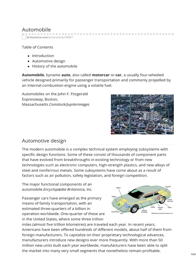 Automobile | PDF | Automatic Transmission | Transmission (Mechanics)