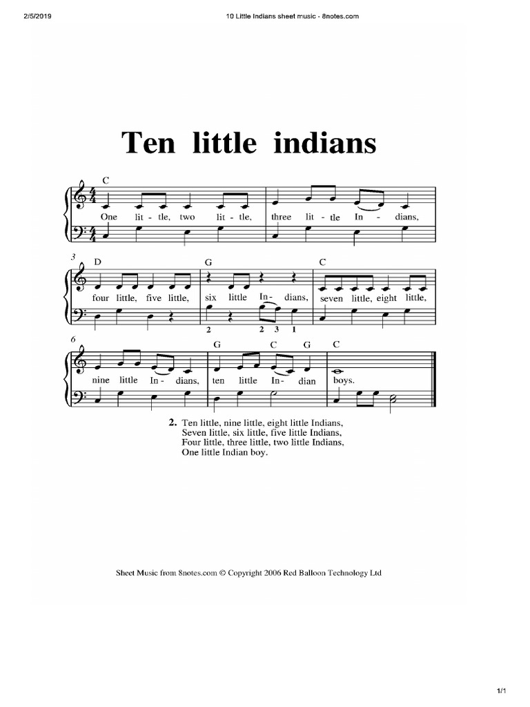 Partituri Pian Incepatori 01 PDF | PDF