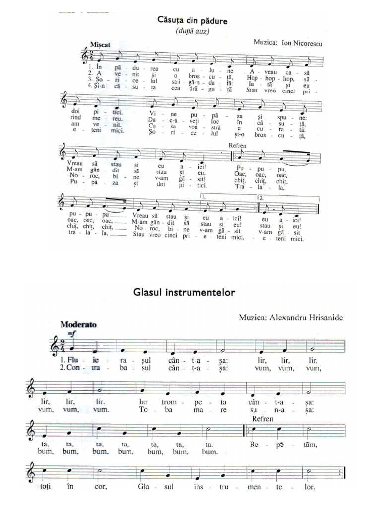 Partituri Pian Incepatori 05 | PDF
