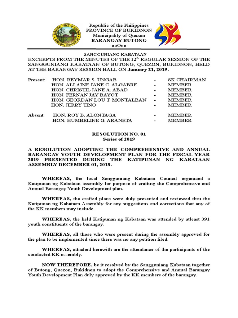 Philippine Youth Development Plan Adopted | PDF | Local Government ...