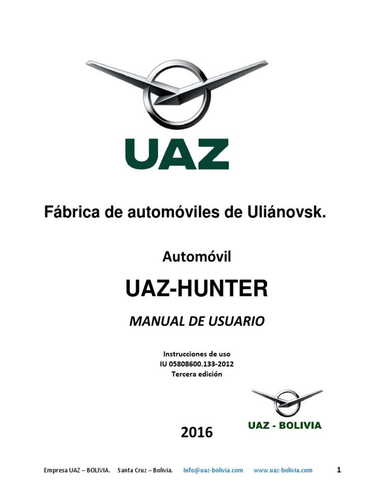 Manual Hunter PDF | PDF | Eje | Direccion