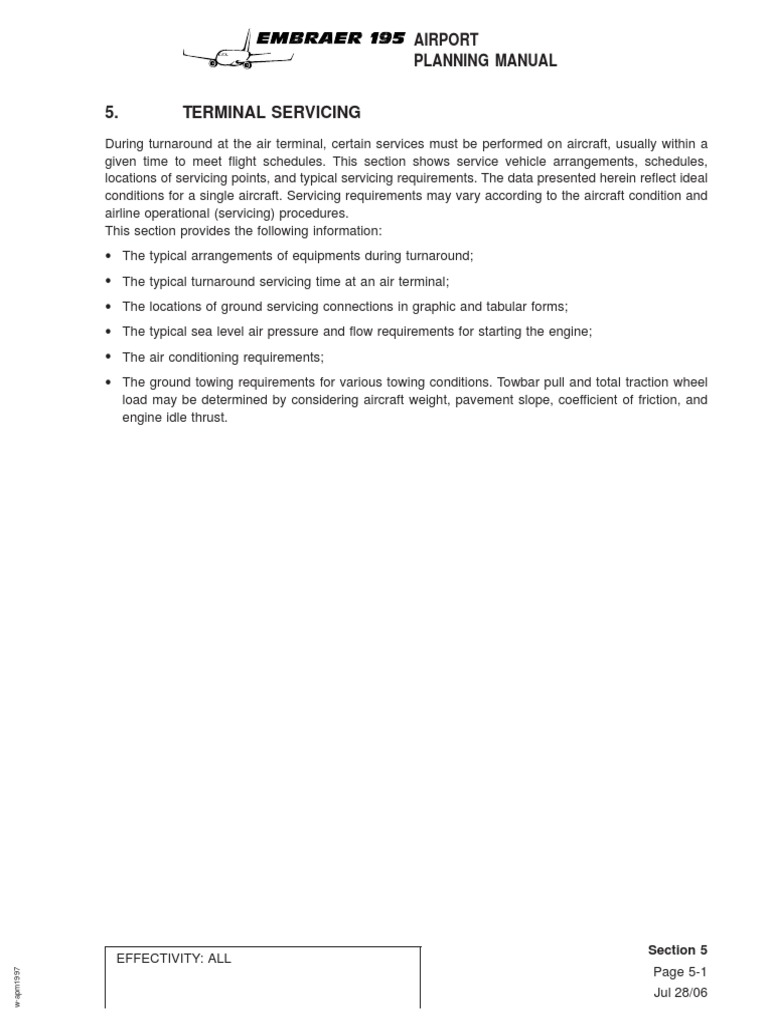 Terminal Servicing: Airport Planning Manual | PDF | Airport | Aircraft