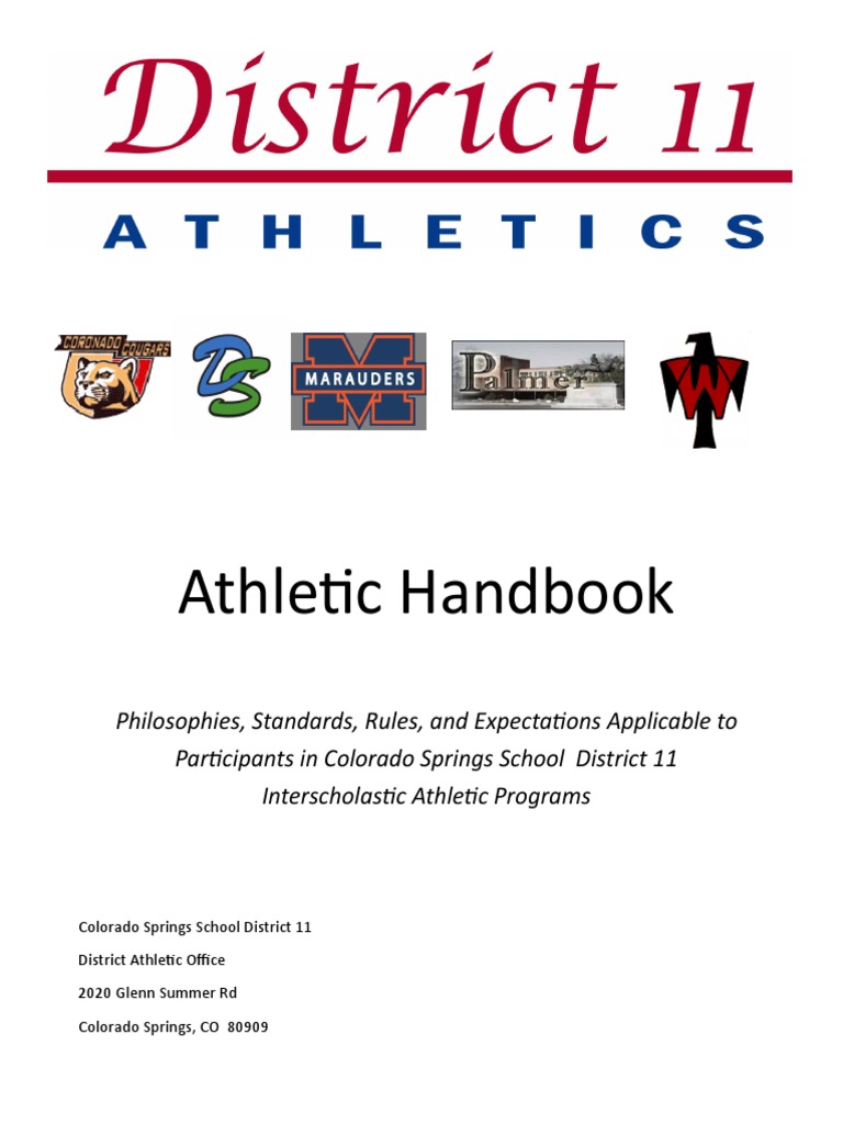 D11 Athletic Handbook | PDF | Sports | Bullying