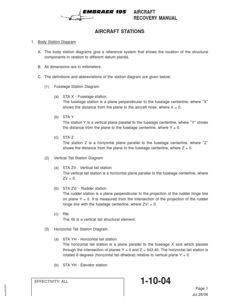 Aircraft Stations | PDF | Empennage | Perpendicular
