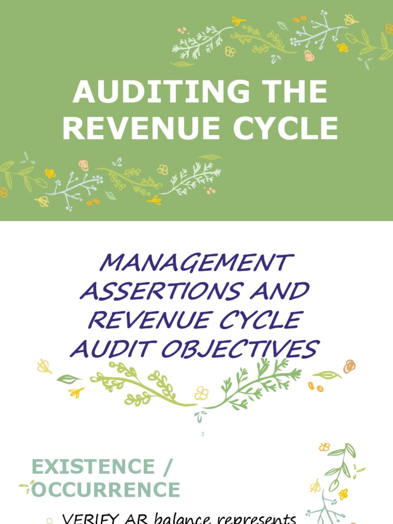 Group-6-Auditing The Revenue Cycle | PDF | Revenue | Audit