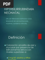 Hiperbilirrubinemia Neonatal | PDF | Especialidades Medicas | Medicina CLINICA
