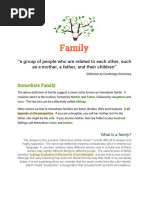 Family vs. Relatives Explained | PDF