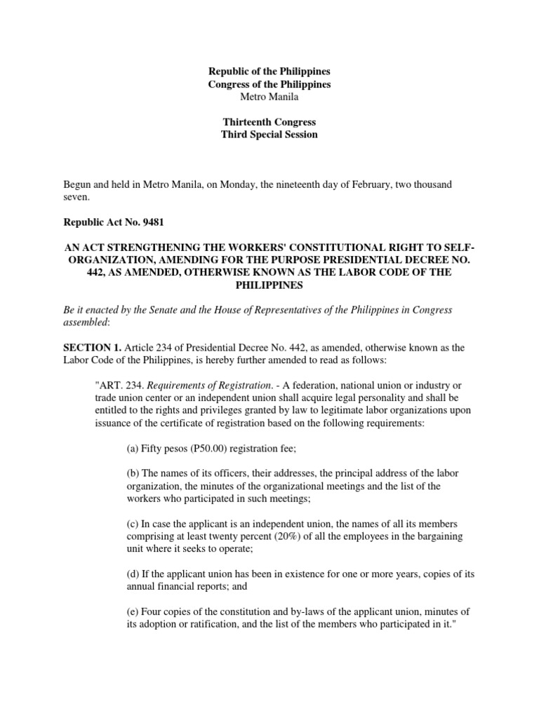 Be It Enacted by The Senate and The House of Representatives of The ...