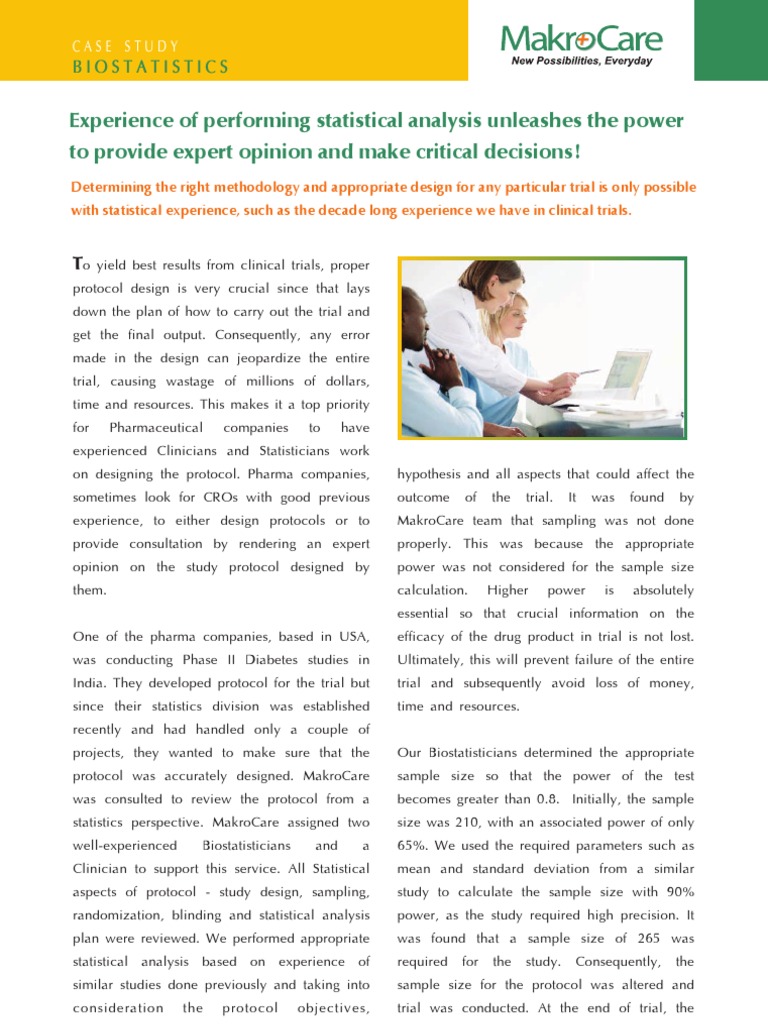 Biostatistics Outsourcing India - SAS Programming | PDF | Clinical ...