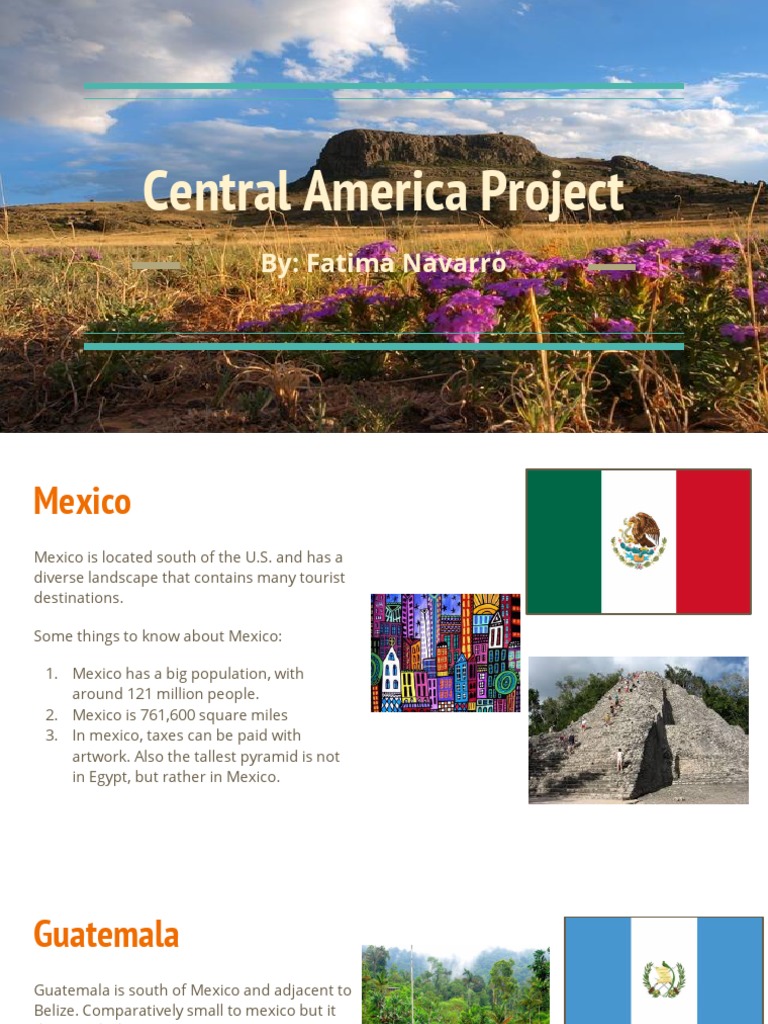 Central America Project | PDF | Central America | El Salvador