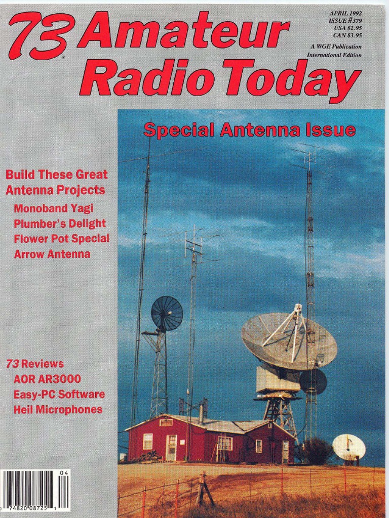 73 Magazine 1992 04 April PDF | PDF | Amateur Radio | Radio