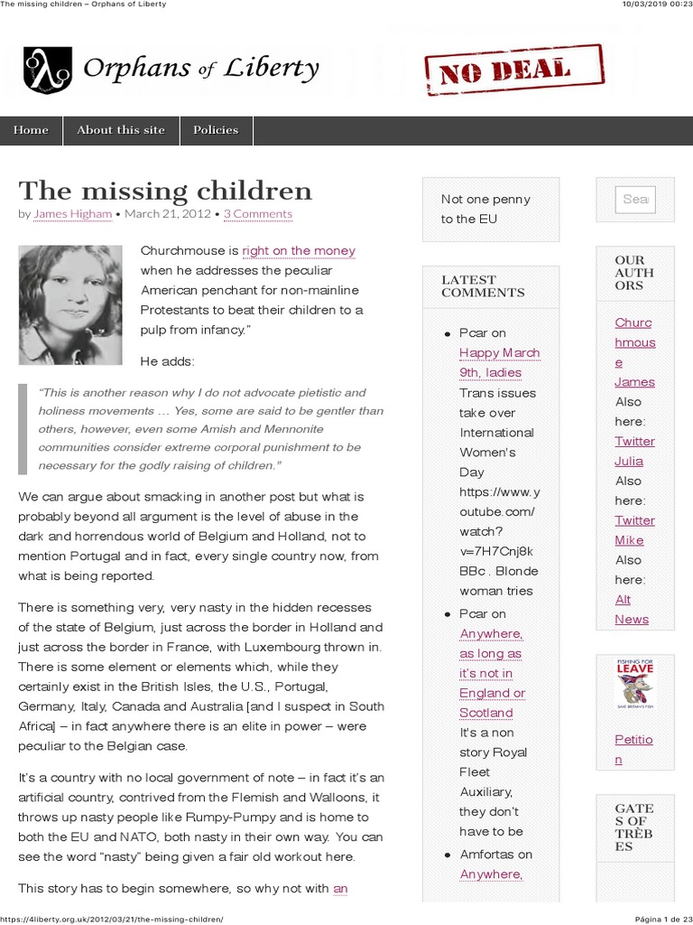 Madre Dela Oscuridad Belgica Solvay Family | PDF | Violence