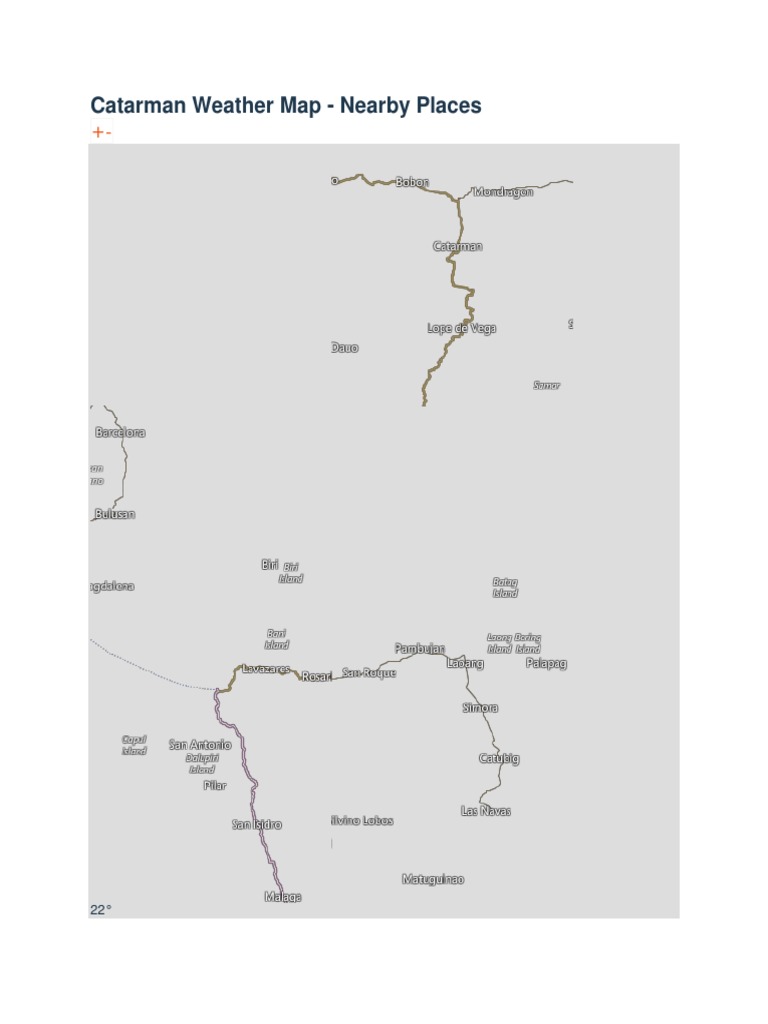 Catarman Weather Map | PDF