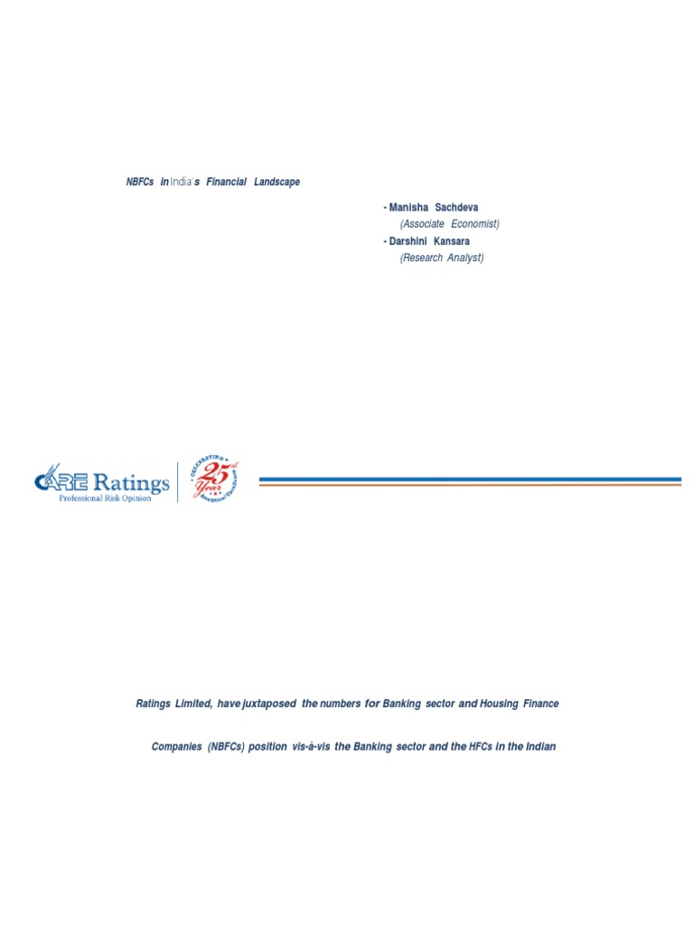 Nbfc Presentation Oct2017 Pdf Non Bank Financial Institution Loans