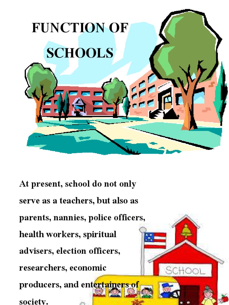 Functions of The School PDF | PDF | Socialization | Social Group