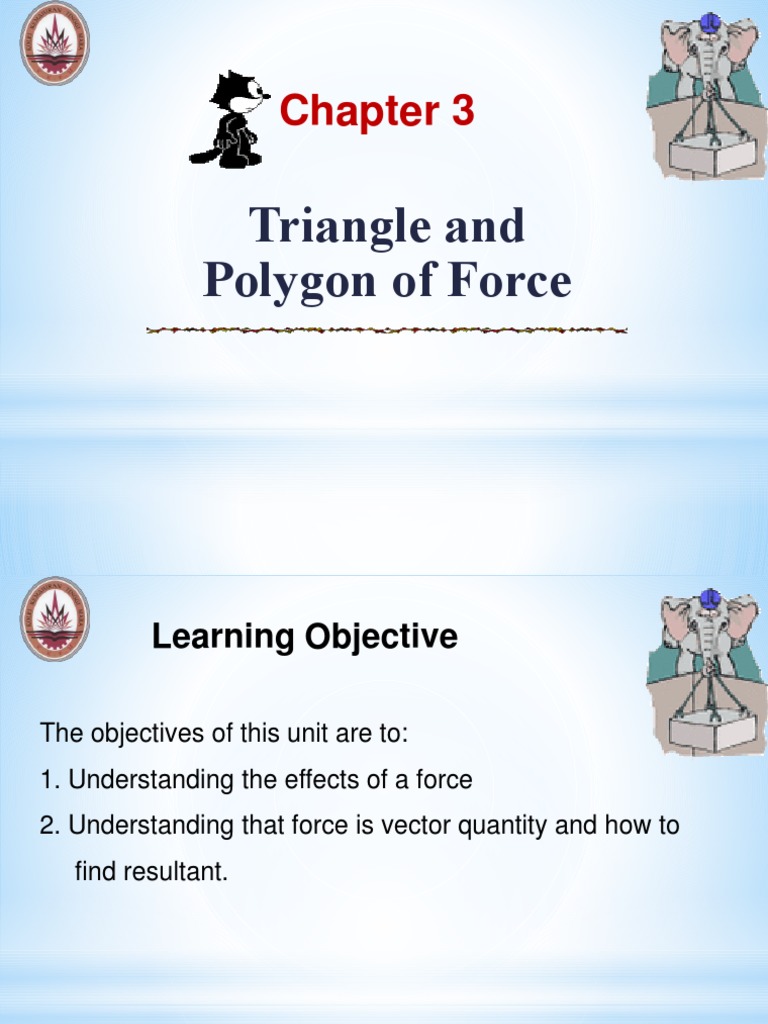 Triangle and Polygon of Forces | PDF | Force | Friction