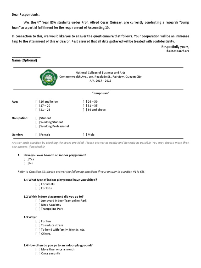 Appendices - Survey PDF | PDF