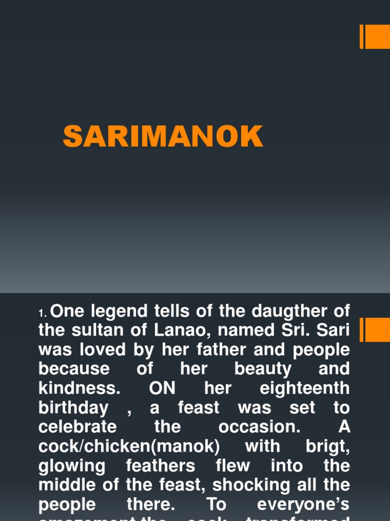 SARIMANOK | PDF