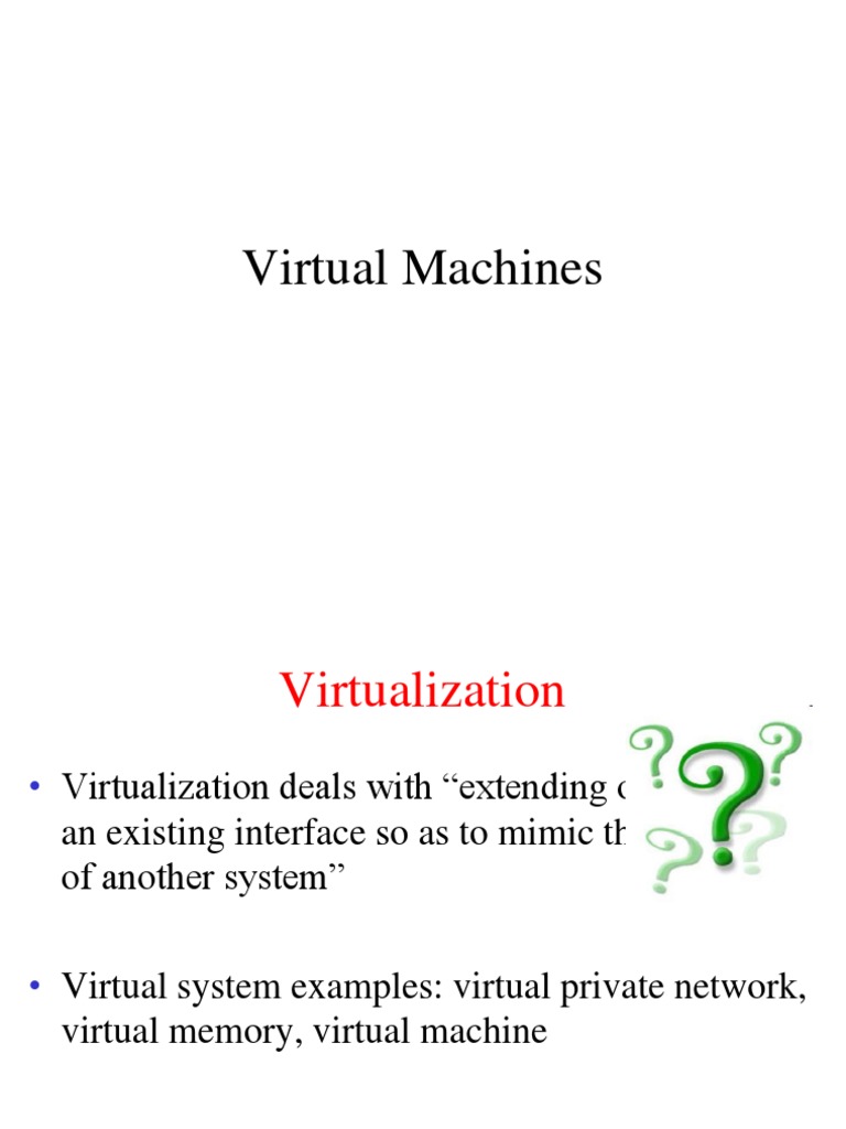 Virtual Machines | PDF | Virtual Machine | Virtualization