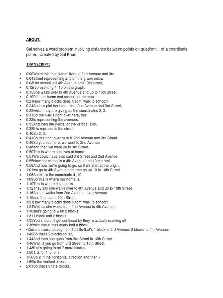 2.coordinate Plane Graphing Word Problems | PDF | Infographics ...