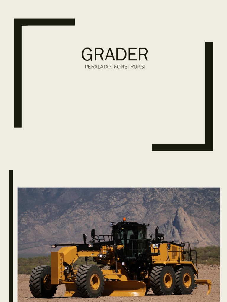 Materi Motor Grader | PDF