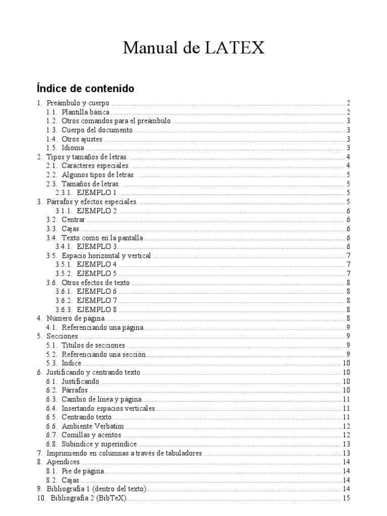 Manual Latex | PDF | Comillas | Te X