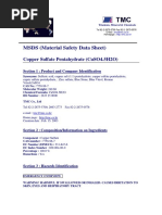 Msds CuSO4.5H2O | PDF | Personal Protective Equipment | Solubility