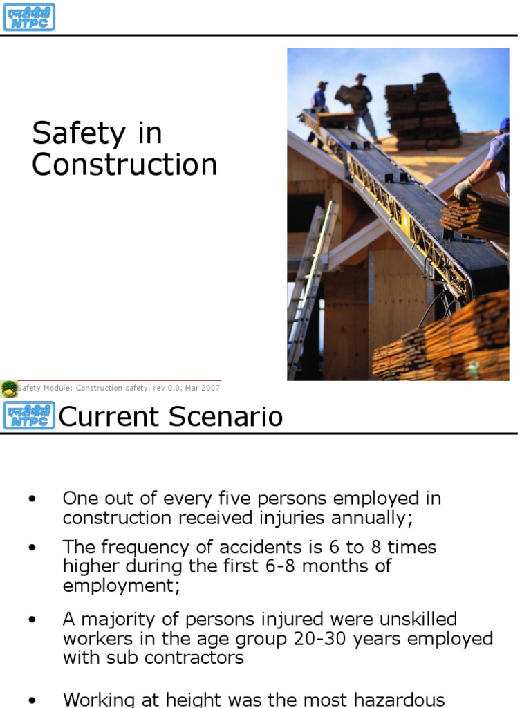 Construction Safety: Risks and Prevention | PDF | Occupational Safety ...