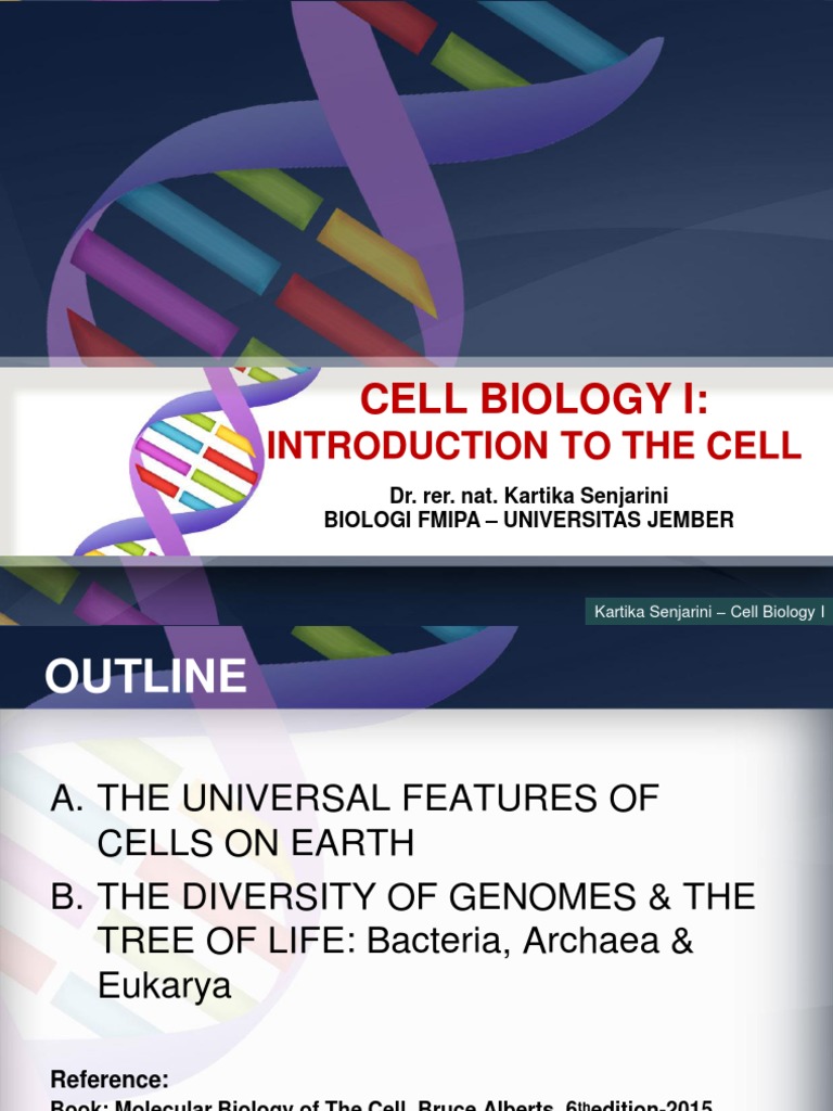 Cell Biology I:: Introduction To The Cell | PDF | Rna | Cell (Biology)