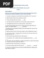 Class 2 Money Worksheet | PDF | Rupee | Numismatics