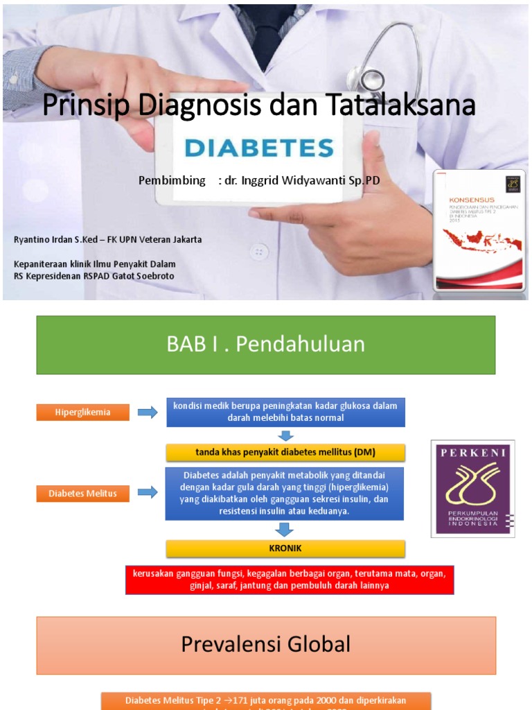 Prinsip Vvdiagnosis Dan Tatalaksana DM | PDF