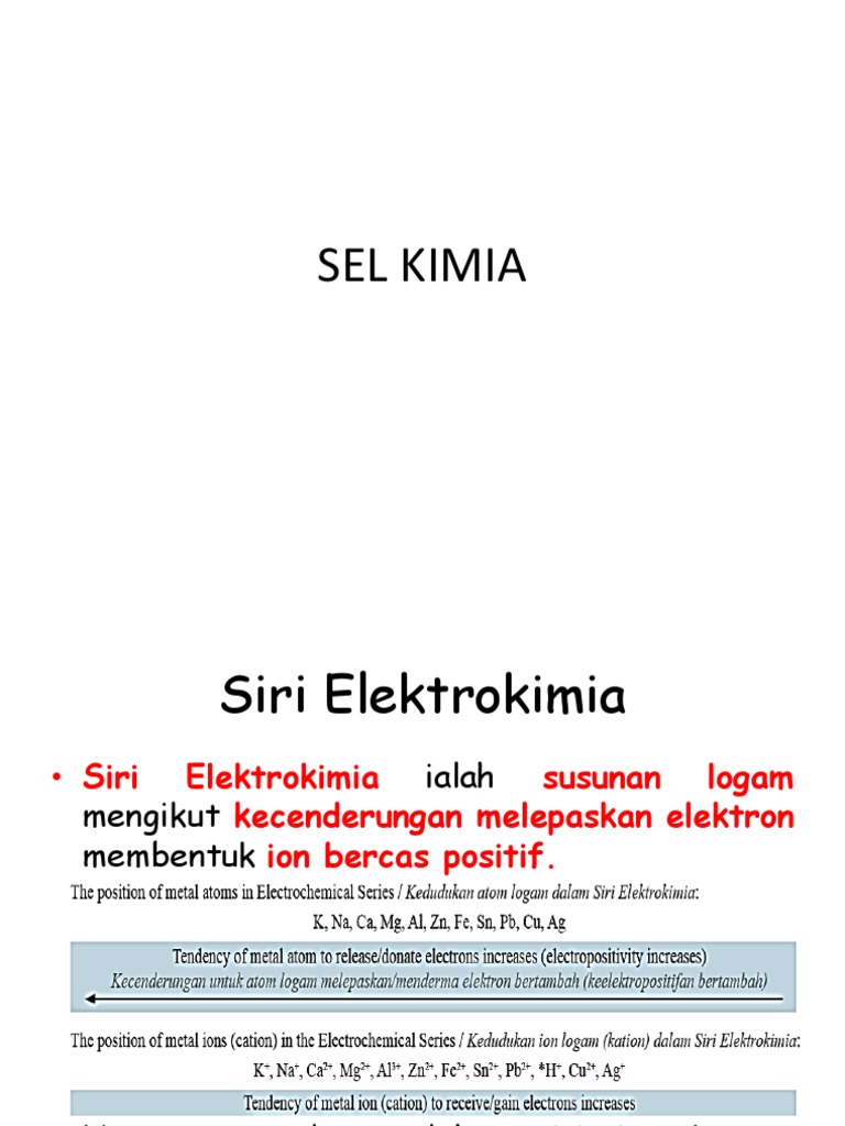 SEL KIMIA