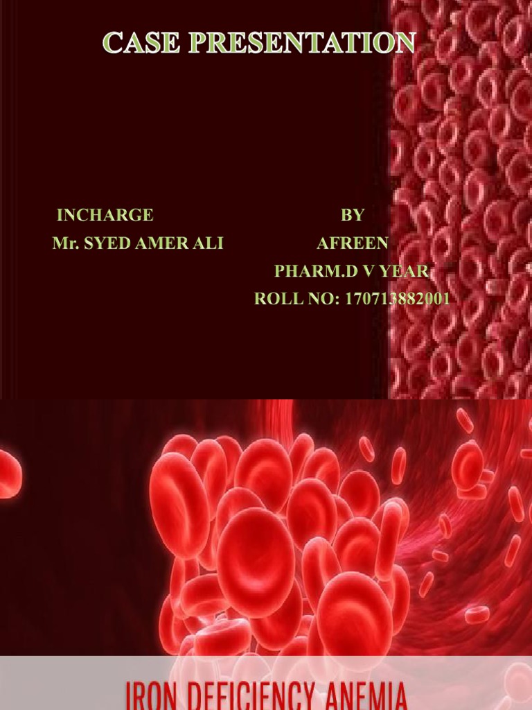 Iron Deficiency Anemia Case Study | PDF | Anemia | Diseases And Disorders
