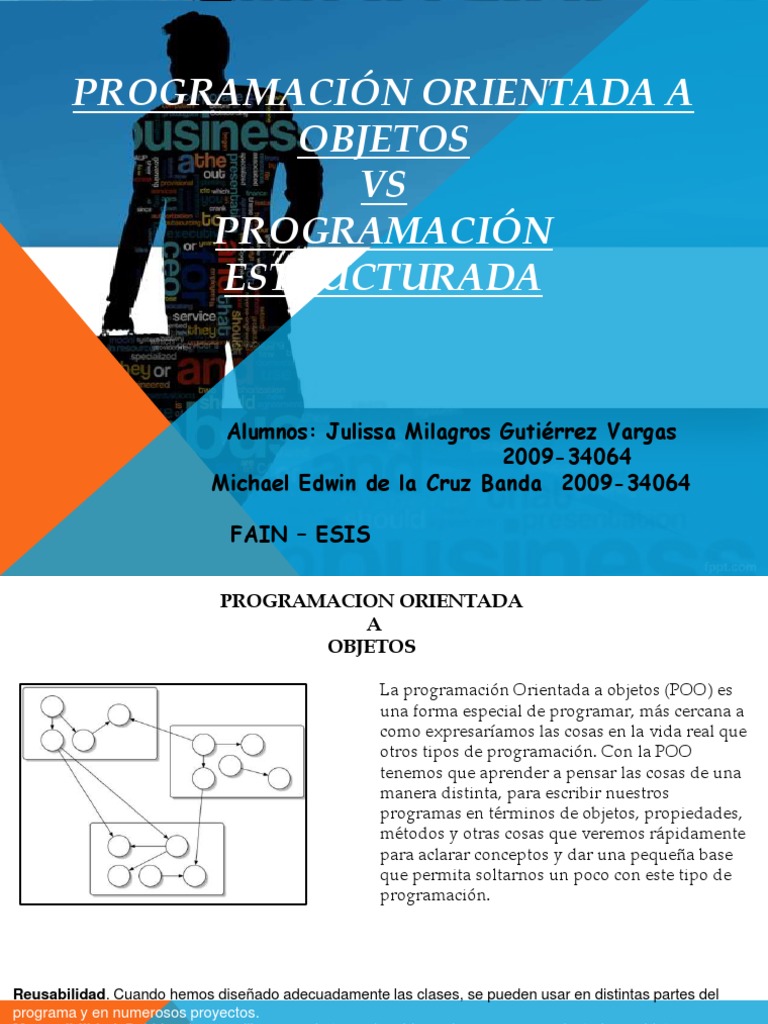 Programación Orientada A Objetos Vs Programación Estructurada Pdf 2103