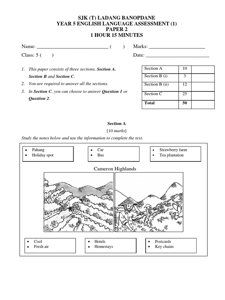 Year 5 Paper Two | PDF