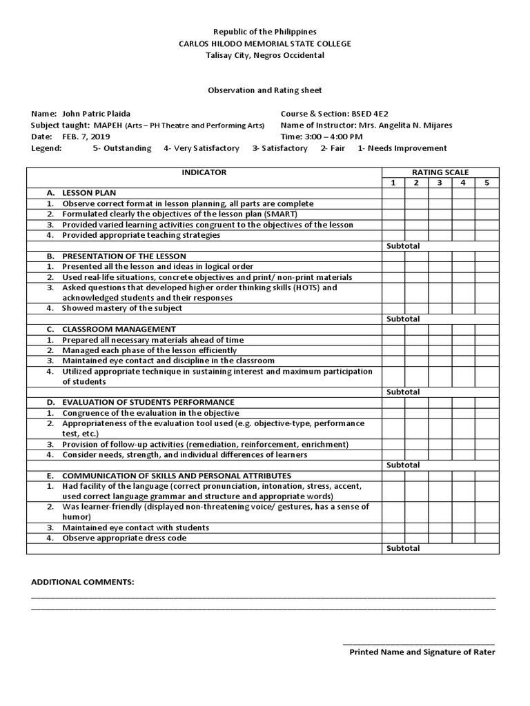 Arts - PH Theatre and Performing Arts | PDF | Classroom Management ...