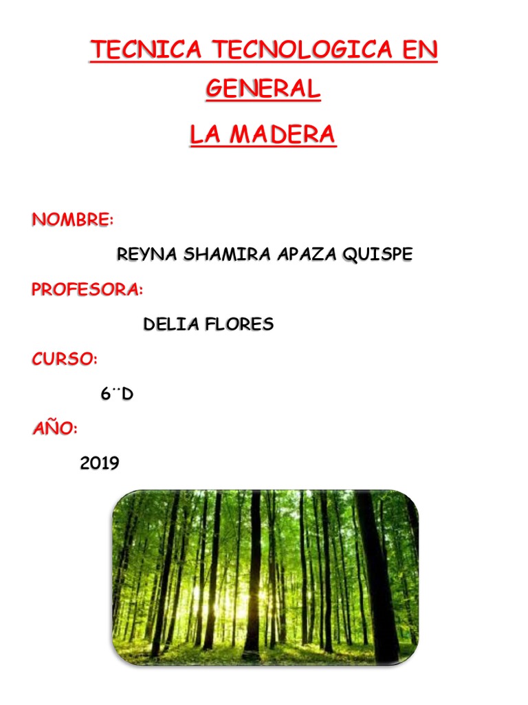La Madera Reyna | PDF