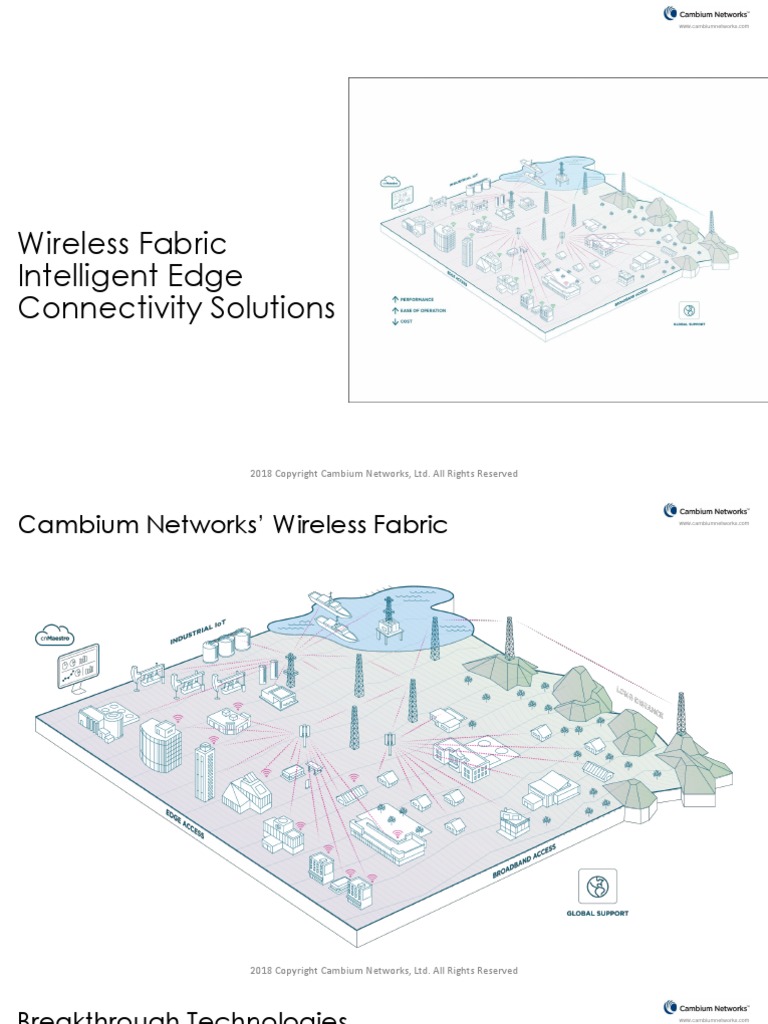 Portafolio Cambium 2018 | PDF | Ieee 802.11 | Wi Fi