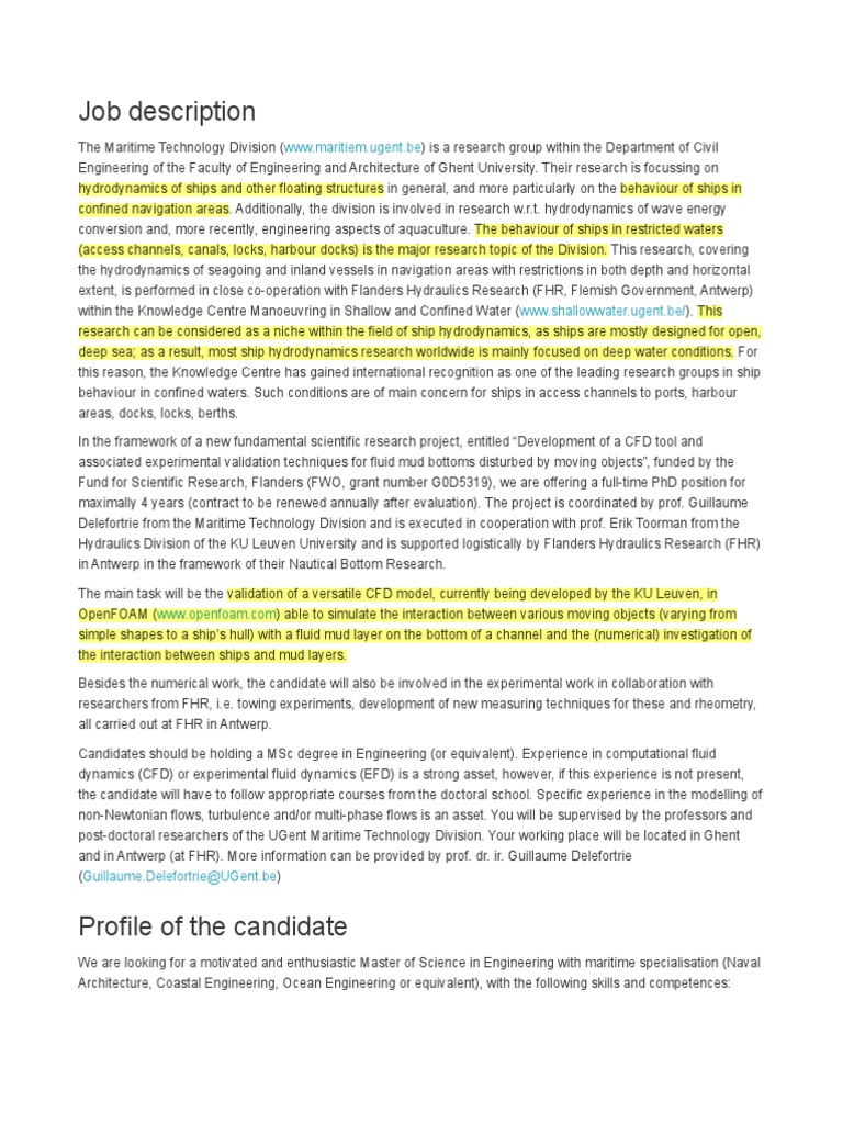 New OpenDocument Text | PDF | Ships | Computational Fluid Dynamics