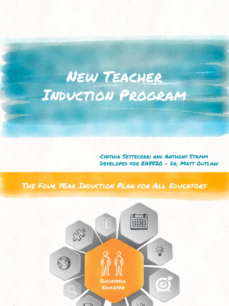 New Teacher Induction Program 1 | PDF | Mentorship | Differentiated ...