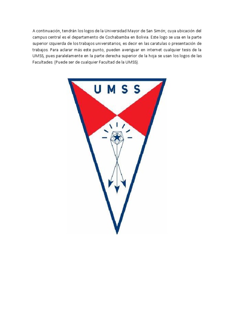 Logos de La UMSS | PDF