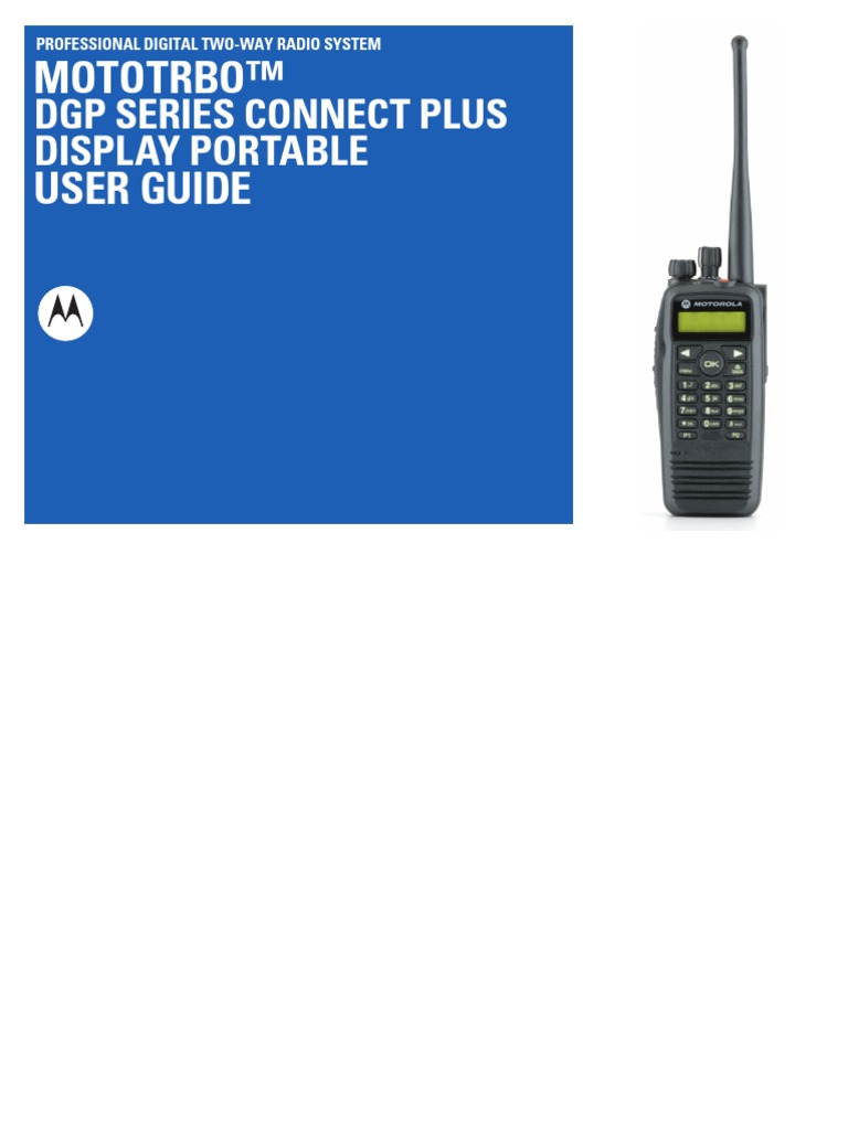 Mototrbo DGP 6150 PDF | PDF | Electromagnetic Interference | License