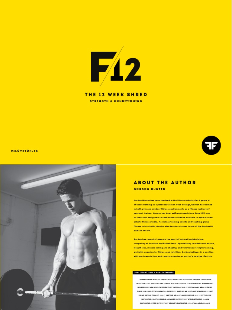 The 12 Week Shred: A Comprehensive Strength and Conditioning Program ...