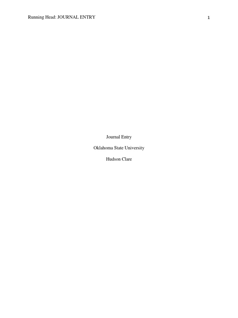 Final Journal Entry | PDF | Competence (Human Resources) | Psychology