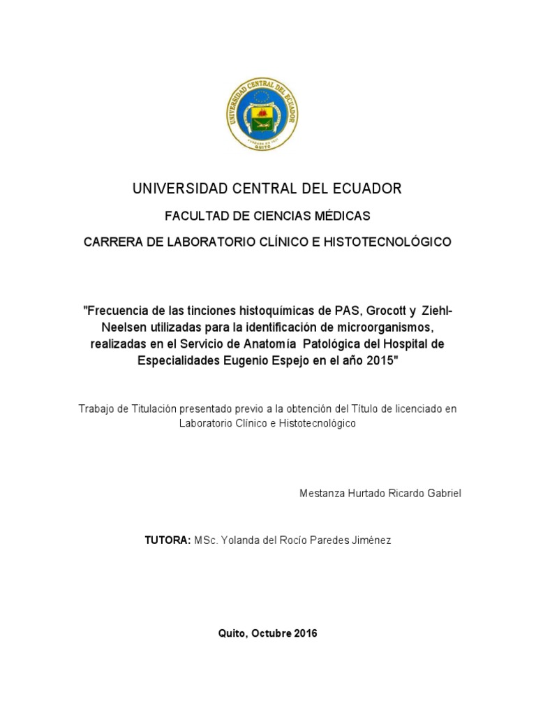 Pas | PDF | Tinción | Tuberculosis