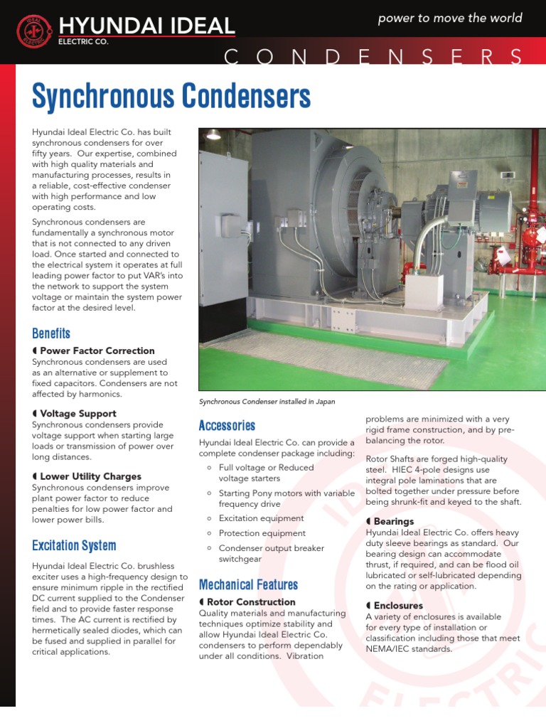 Synchronous Condensers | PDF | Capacitor | Rectifier