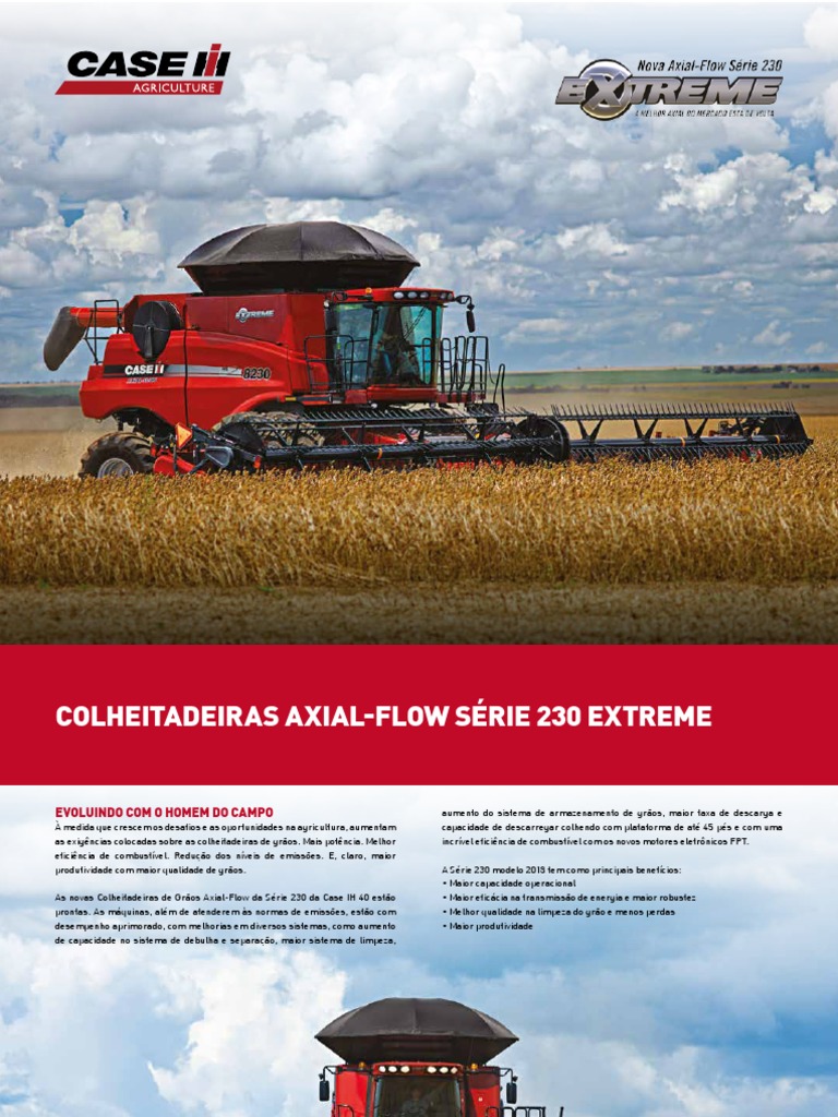 Colheitadeira Case Ih Axial Flow7230 8230 9230 Extreme PDF | PDF ...