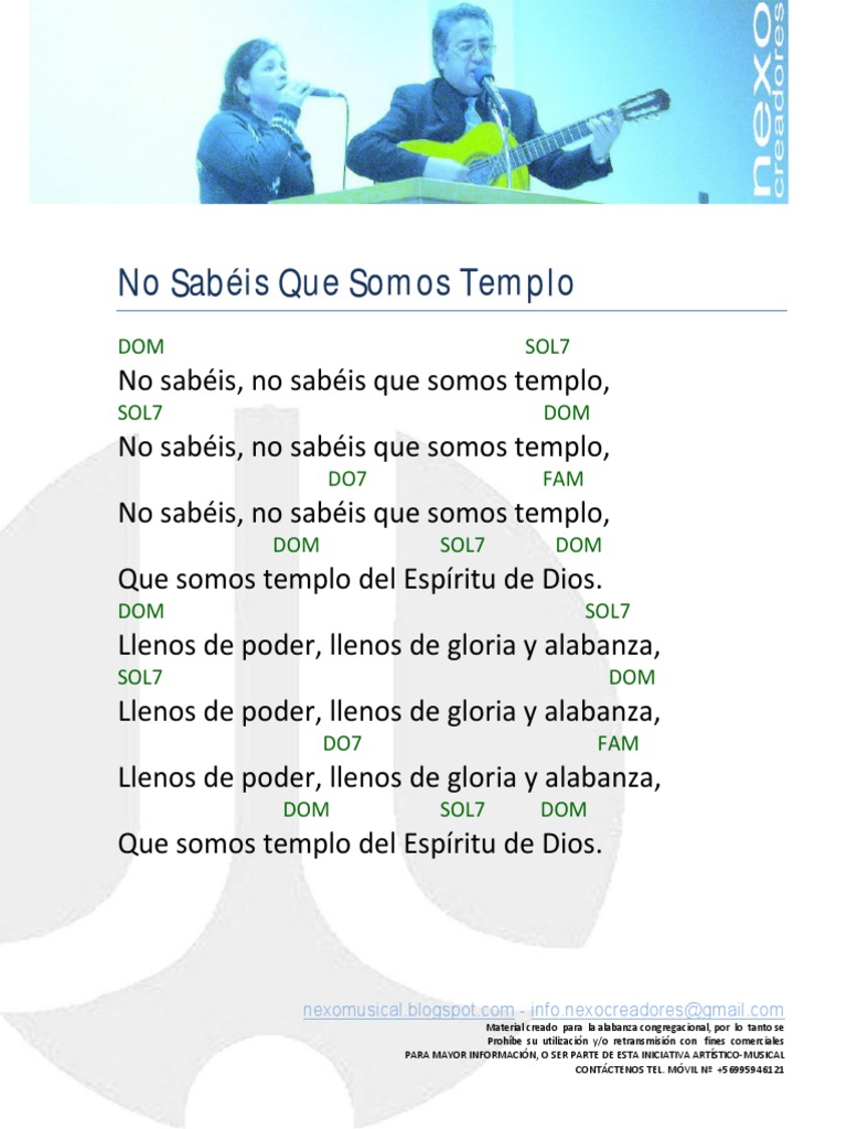 No Sabéis Que Somos Templo PDF | PDF No Sabéis Que Somos Templo PDF | PDF