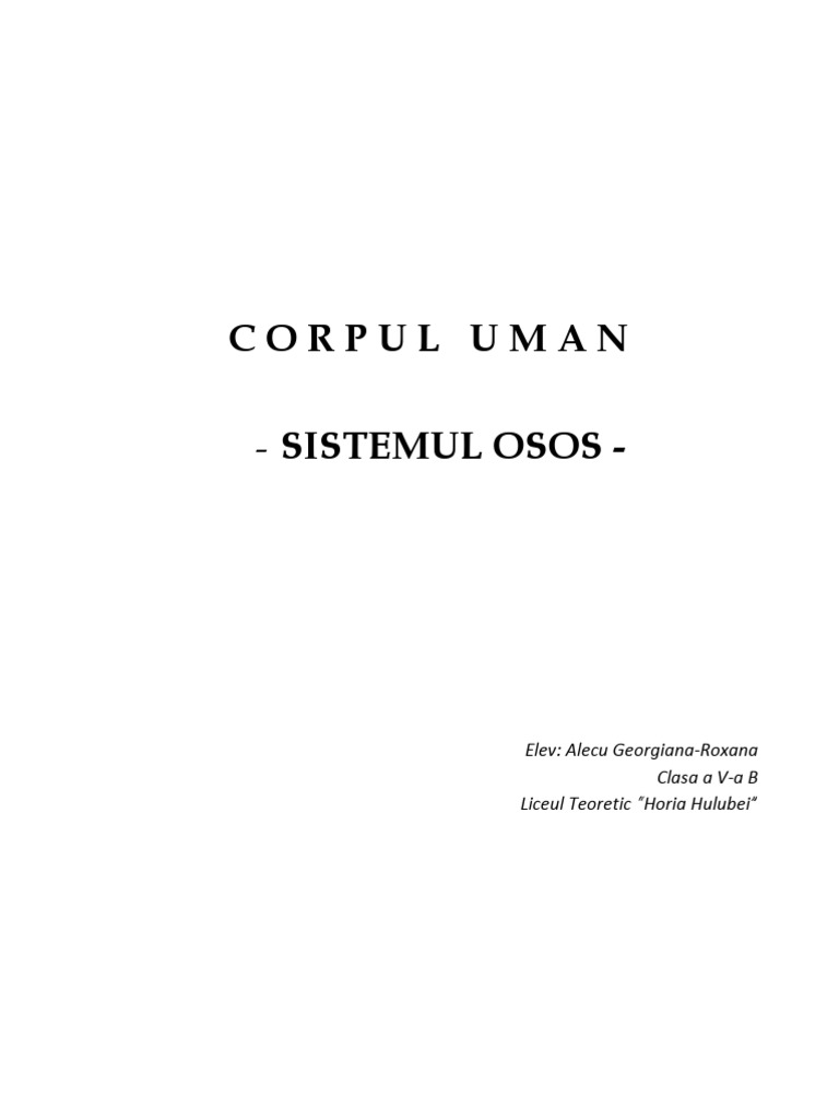 Corpul Uman Modif | PDF