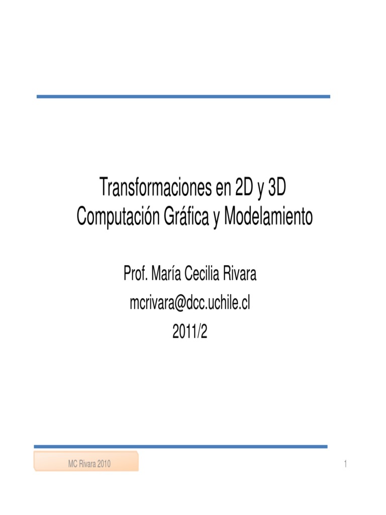 Transformaciones Geometricas PDF | Descargar gratis PDF | Rotación ...